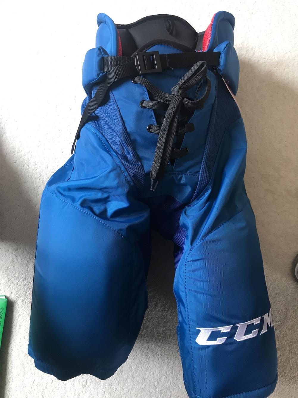 Blue Senior Small CCM HP45 Pro Stock Hockey Pants Stadium Series ...