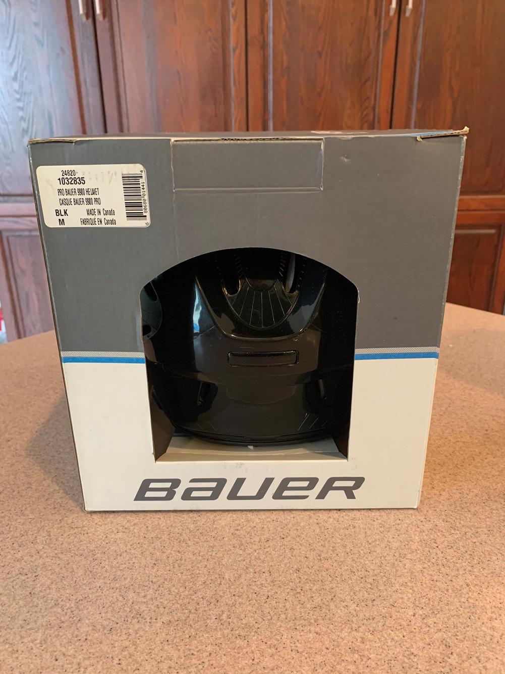 New Bauer 9900 Black Helmet Pro Stock Return Colorado Avalanche Medium ...