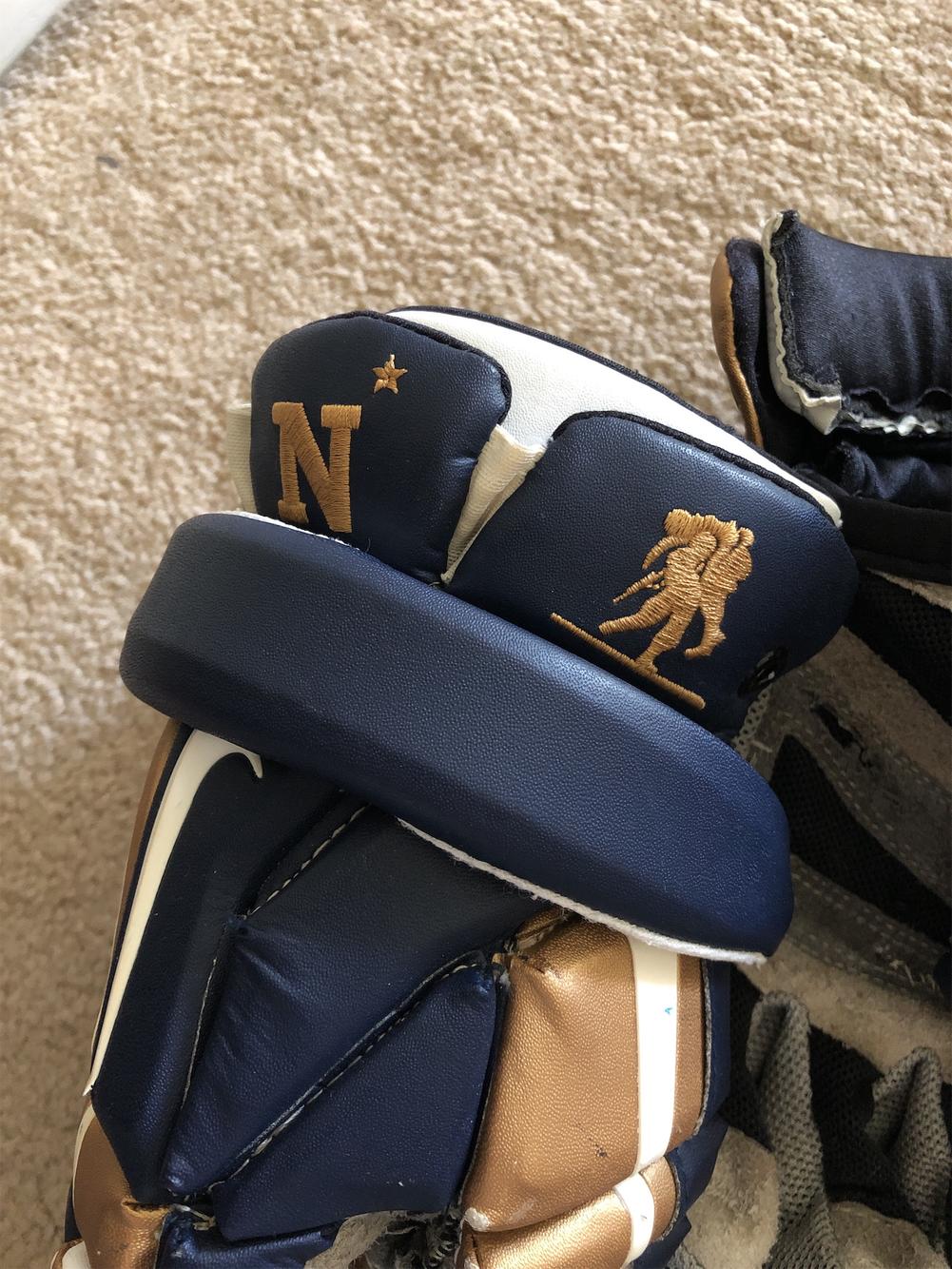 Naval Academy Navy Midshipmen Bryce Dabbs Nike Vapor Elite 13" Gloves ...