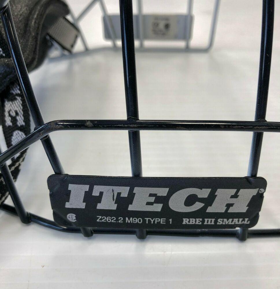 Itech RBE III "Oreo" Ice Hockey Player Helmet Cage Senior Small wire ...