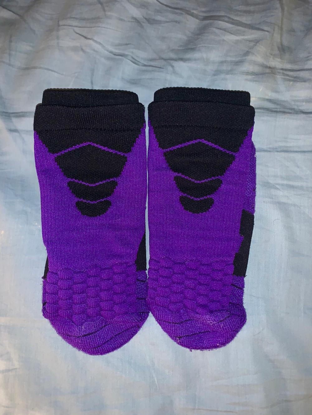 Purple Nike Elite Socks - Large | SidelineSwap