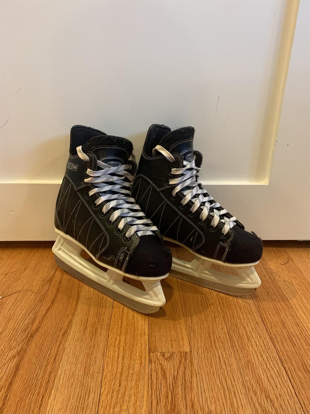 Used CCM Powerline Size 4 Hockey Skates | SidelineSwap