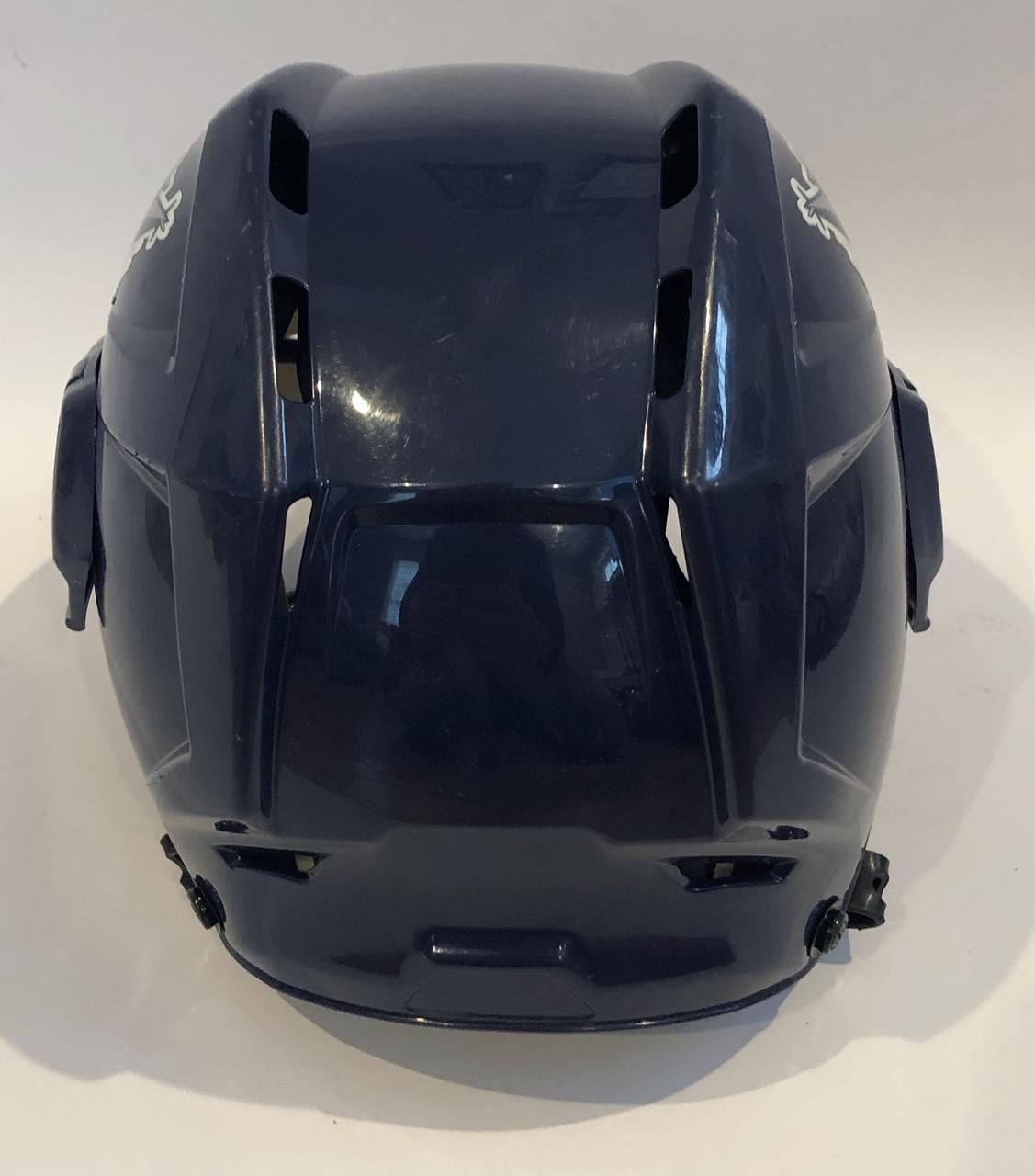 CCM VECTOR V08 PRO STOCK HOCKEY HELMET NAVY BLUE MEDIUM WOLFPACK AHL (2 ...