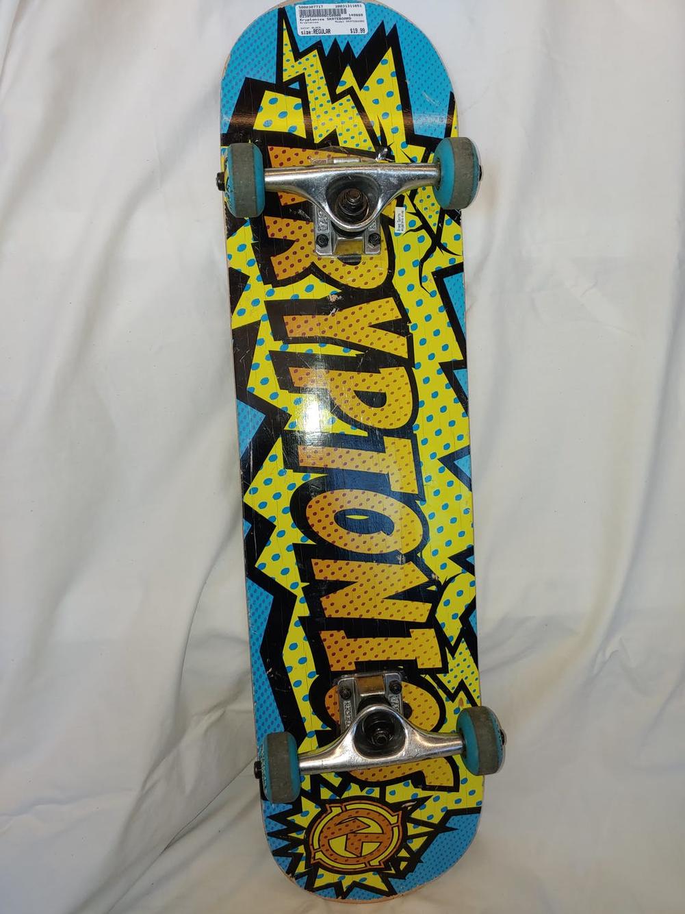 Used Kryptonics Skateboard Regular Skateboards Complete Boards ...