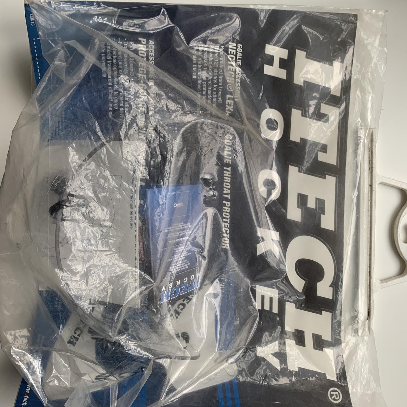 NEW Itech Clear Goalie Mask Throat Protector | SidelineSwap