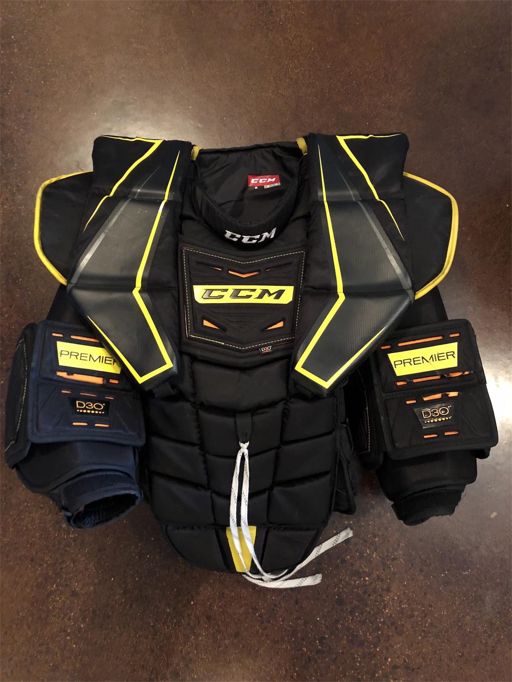 Used CCM Premier Pro D30 Chest and Arm Protector - Senior XL (GCP001B ...