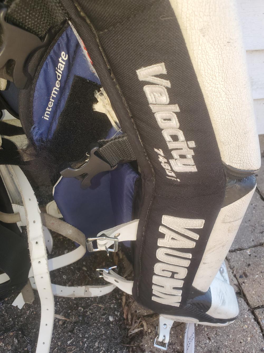 Used 29" Vaughn Velocity V4 Goalie Leg Pads | SidelineSwap