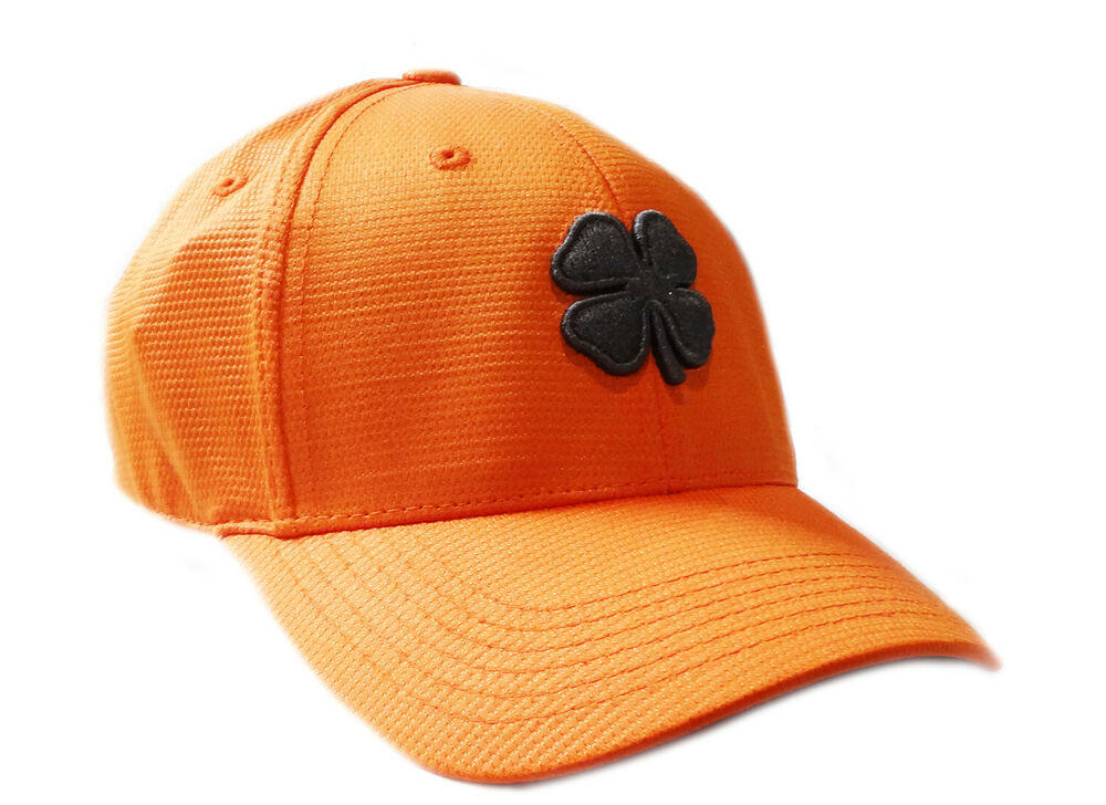 NEW Black Clover Pro Luck Citrus Orange/Gray Fitted S/M Hat/Cap ...