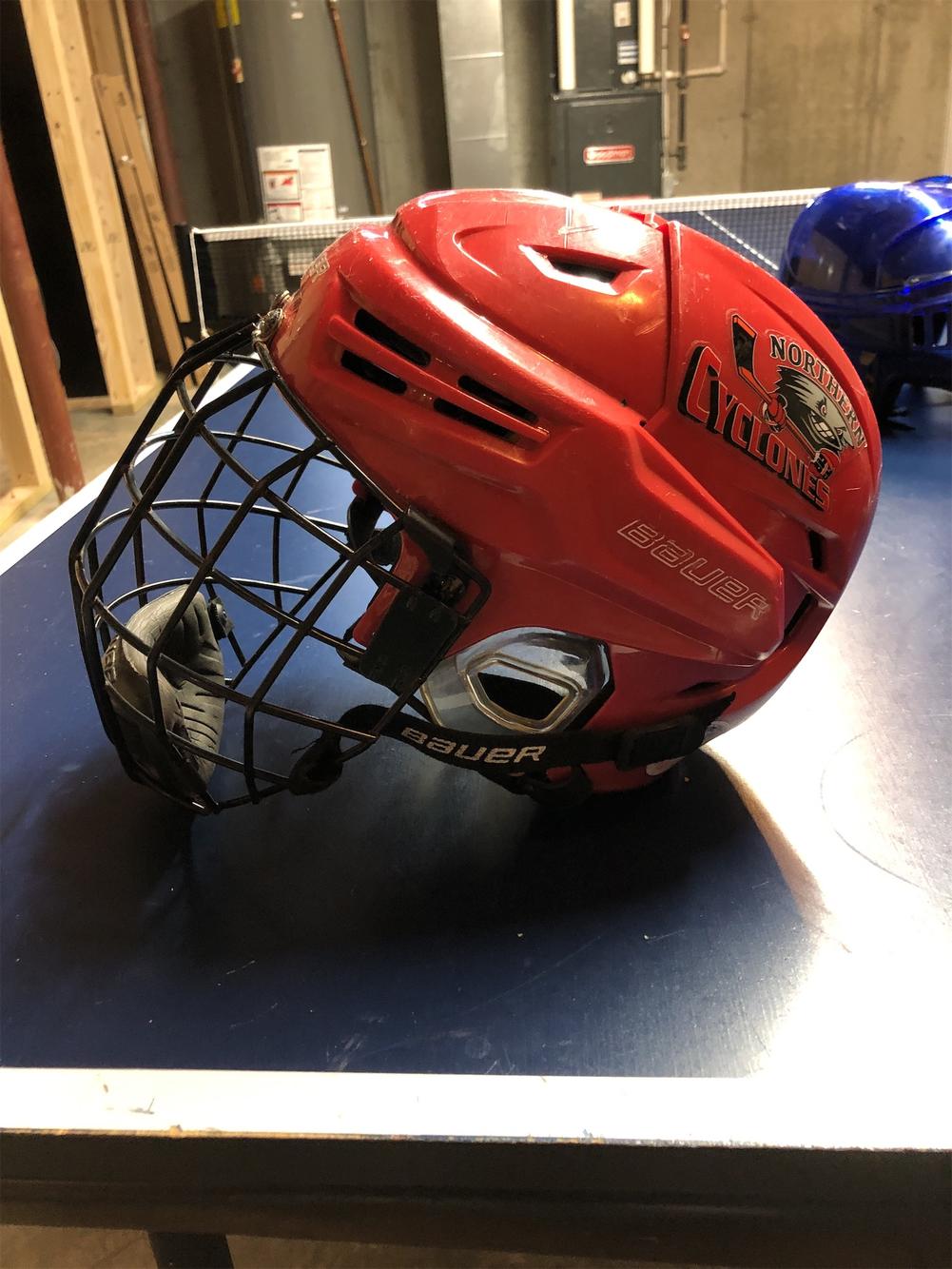 Medium Bauer Re-Akt Helmet With Profile II Cage | SidelineSwap
