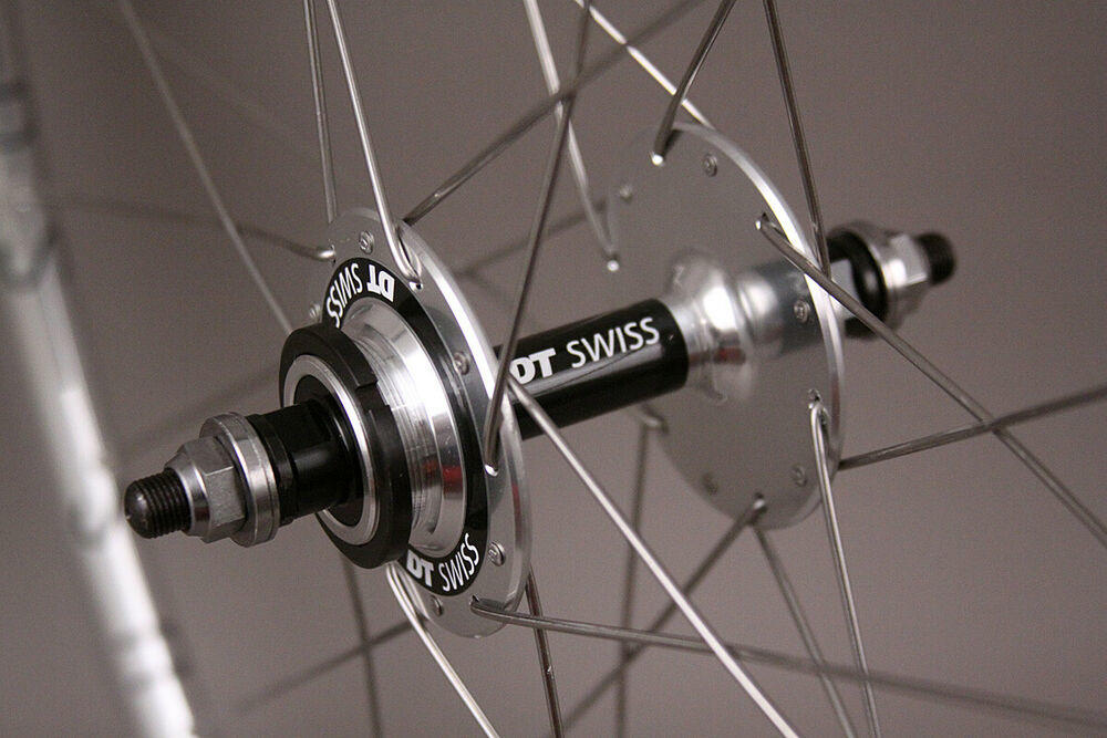 H Plus Son Archetype Silver Rims DT 370 Hubs SingleSpeed Track Bike ...