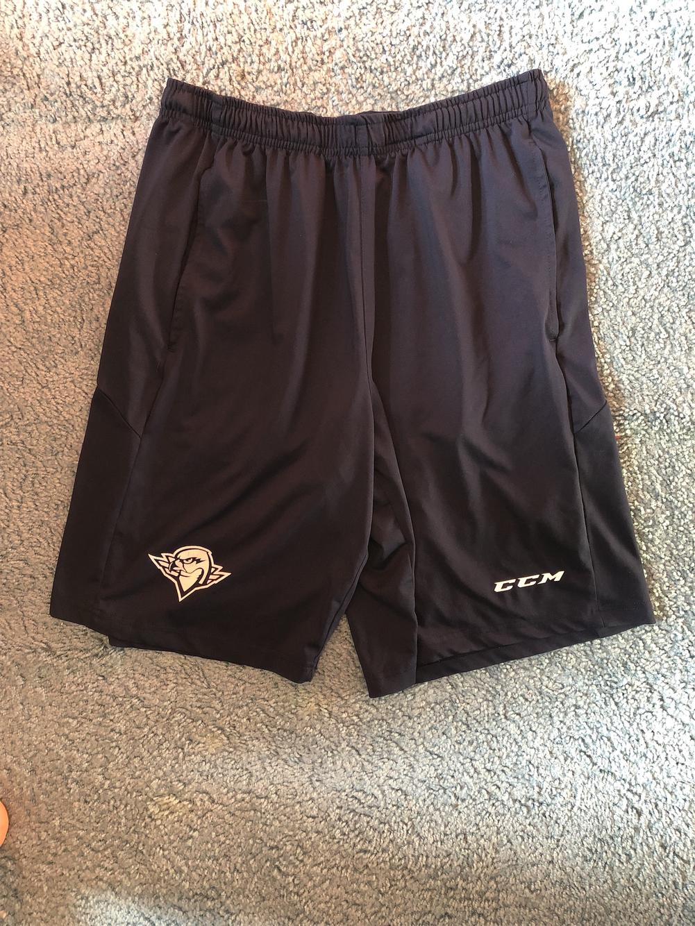 Springfield Thunderbirds CCM Blue Men's Large Workout Shorts | SidelineSwap