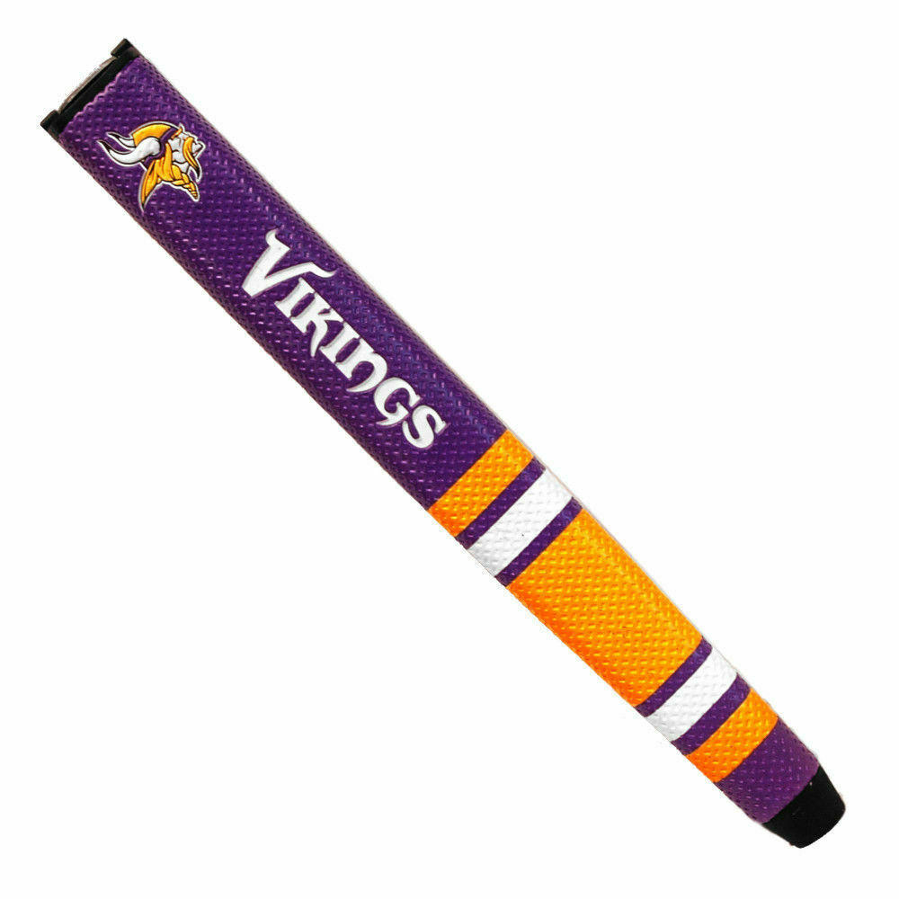 NEW Team Golf Minnesota Vikings Purple/Yellow Jumbo Putter Grip w/Ball ...