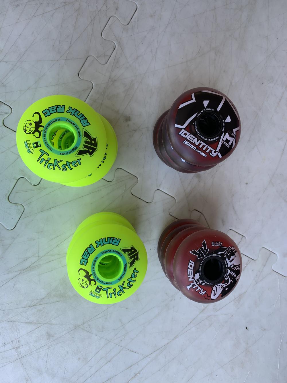 Rink Rat Trickster + Identity Wheel set | SidelineSwap