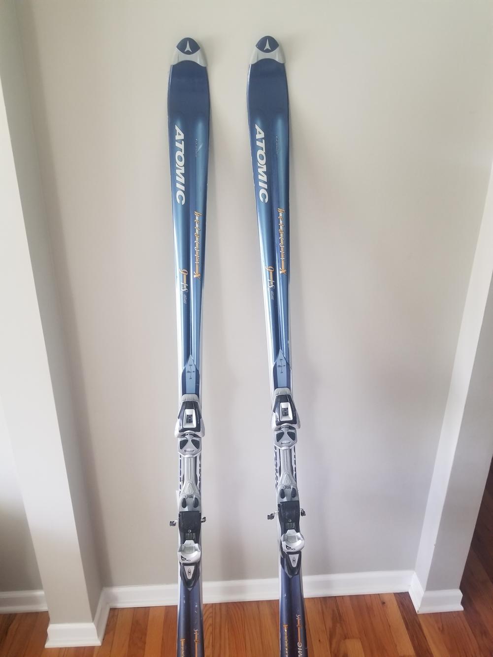 Used Men's Atomic All Mountain Skis With Bindings Max Din 11 | SidelineSwap