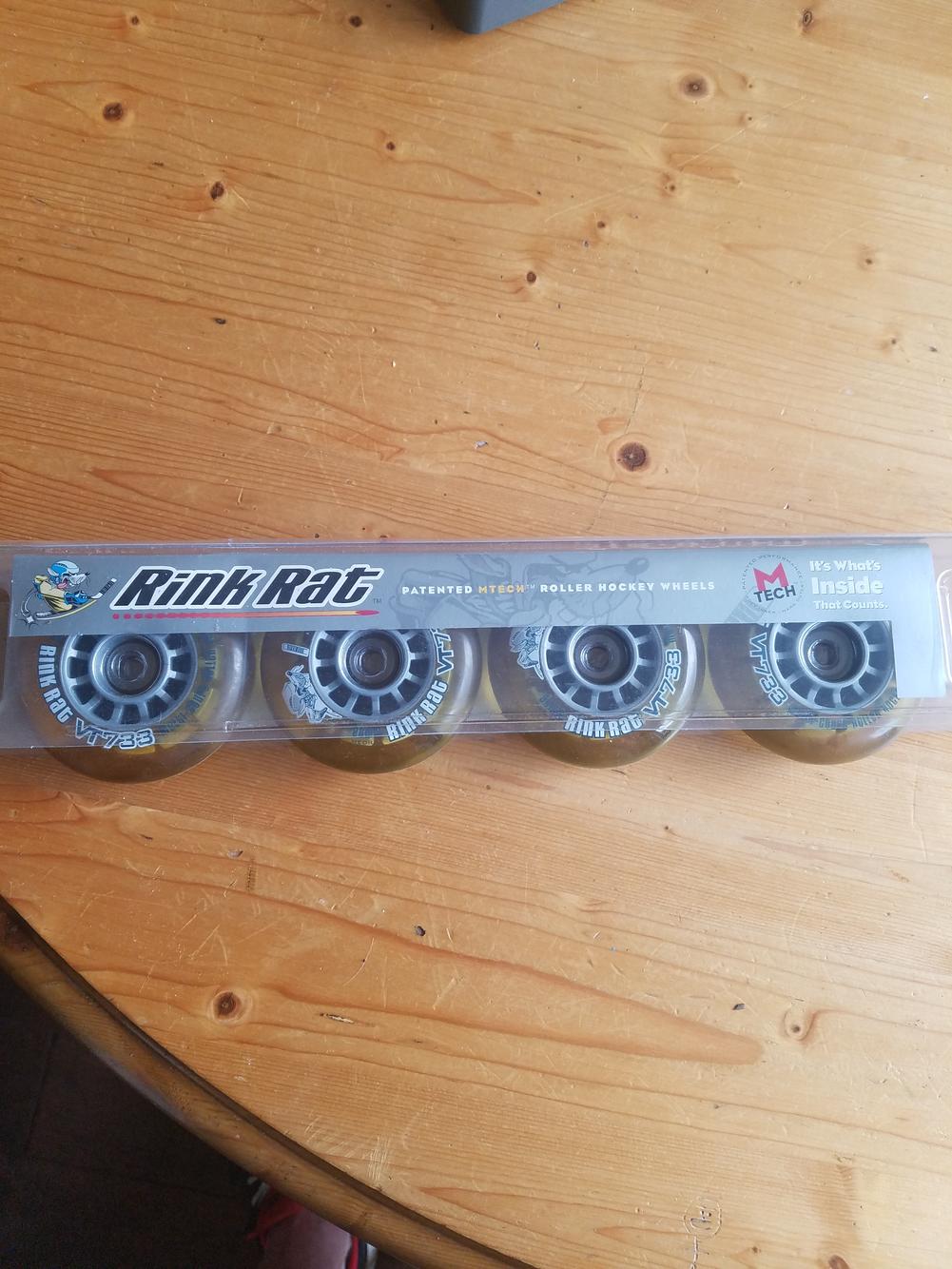New Rink Rat 80mm roller hockey Wheels..qty two 4 packs | SidelineSwap