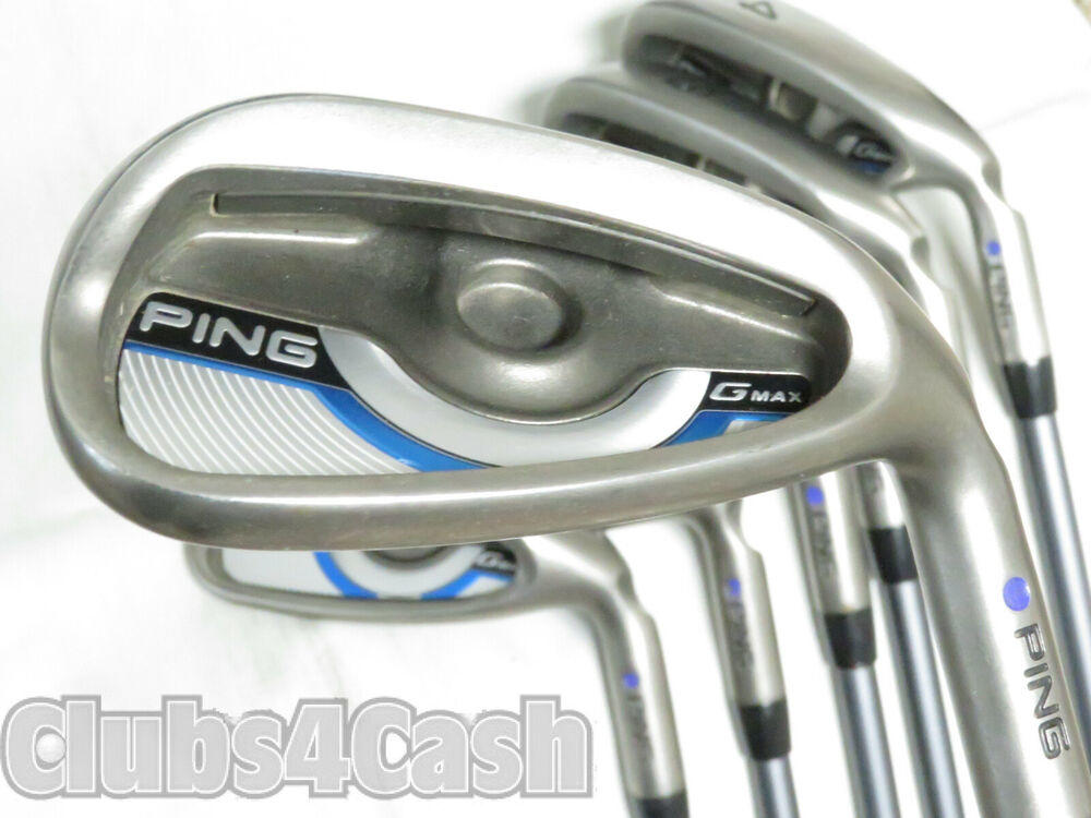 Ping Gmax K1 Irons Purple Dot Graphite CFS 70 Regular Flex 4-P #39336 | SidelineSwap