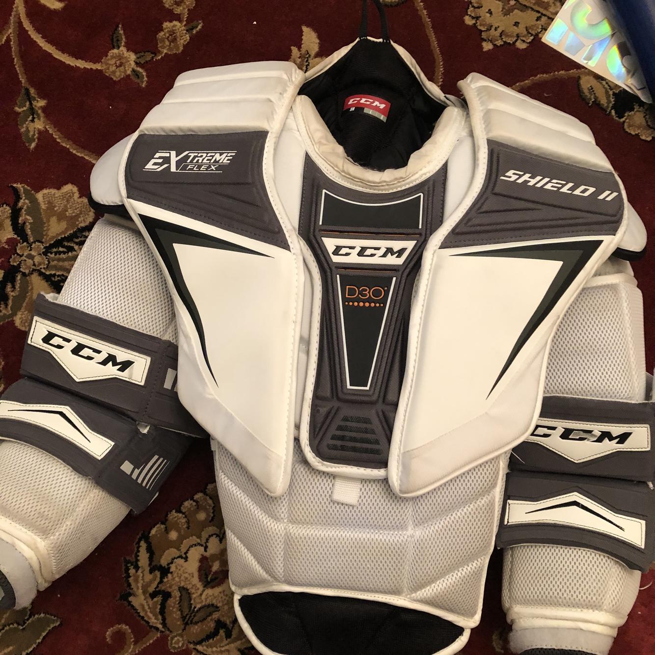 Used Large CCM Extreme Flex Shield II Goalie Chest Protector | SidelineSwap