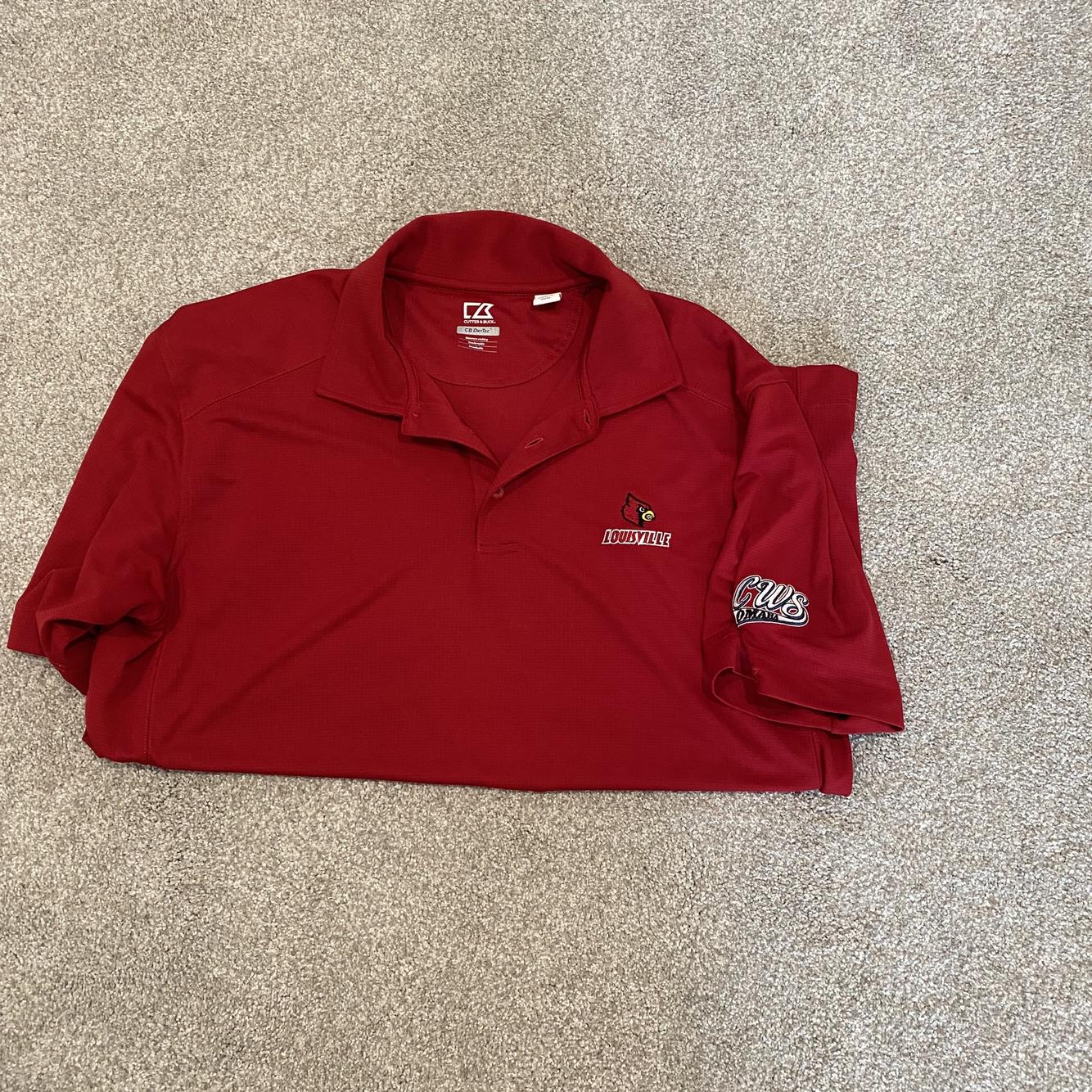 Red Men's Louisville College World Series Polo Shirt | SidelineSwap