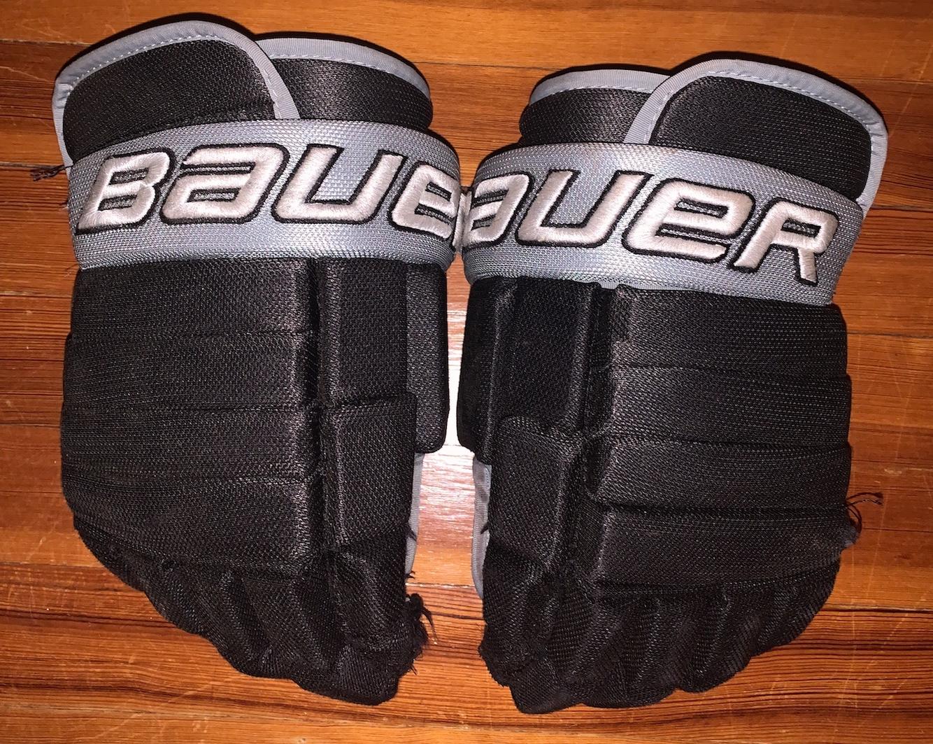 NJ Rockets Bauer 4 Roll 14" Pro Stock Gloves | SidelineSwap