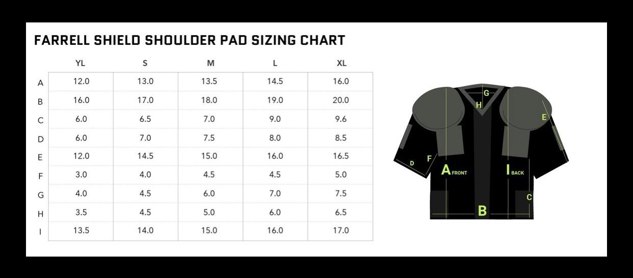 Used Small Verbero Shield Dan Farrell Shoulder Pads | SidelineSwap