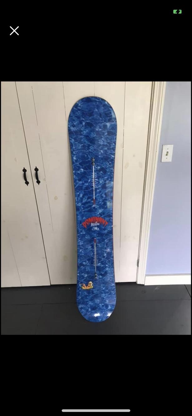 Men's Burton Without Bindings Medium Flex True Twin Snowboard ...