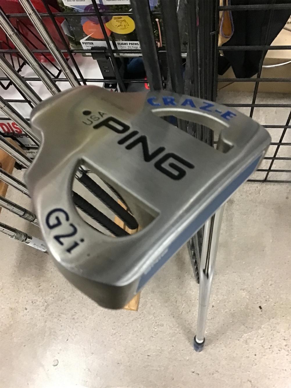 Used Ping Craz-E G2i 35" Putter Left Handed Putter With Cover ...