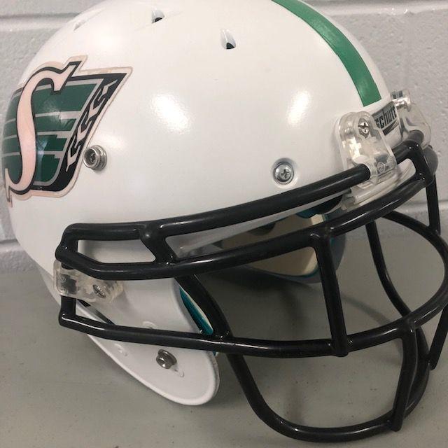Saskatchewan RoughRiders CFL New Schutt helmet | SidelineSwap