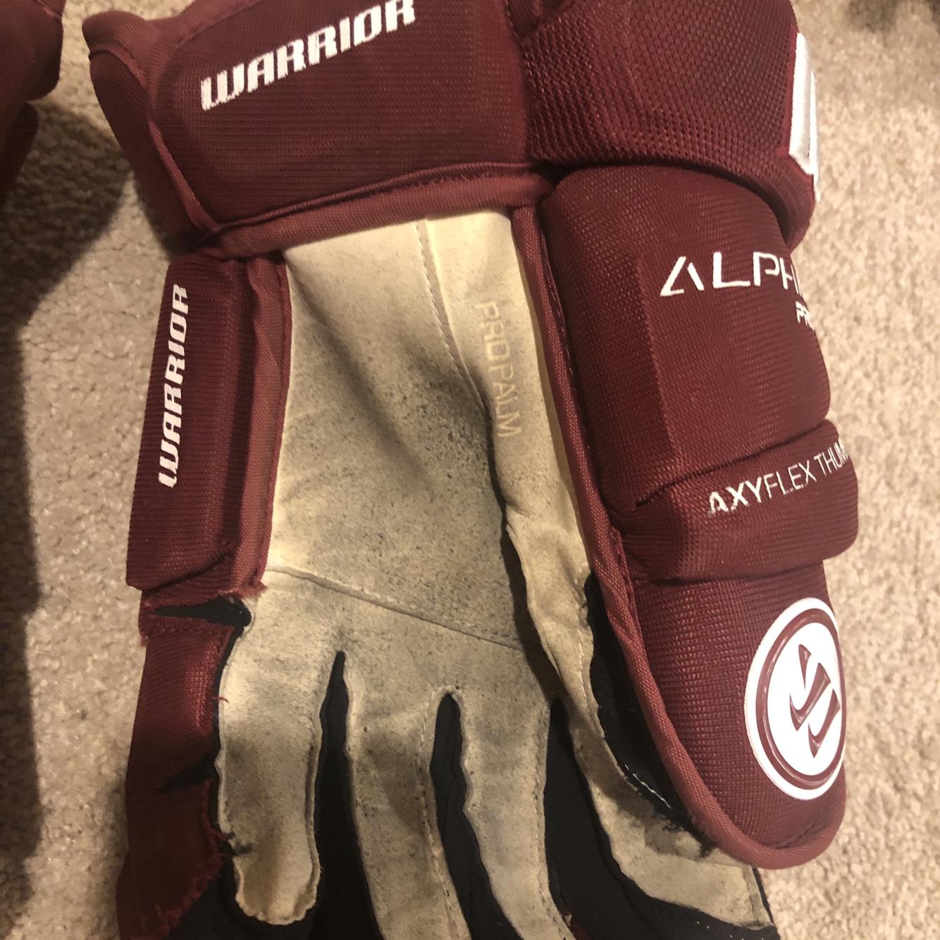 Maroon Warrior Alpha Pro 14" Gloves | SidelineSwap