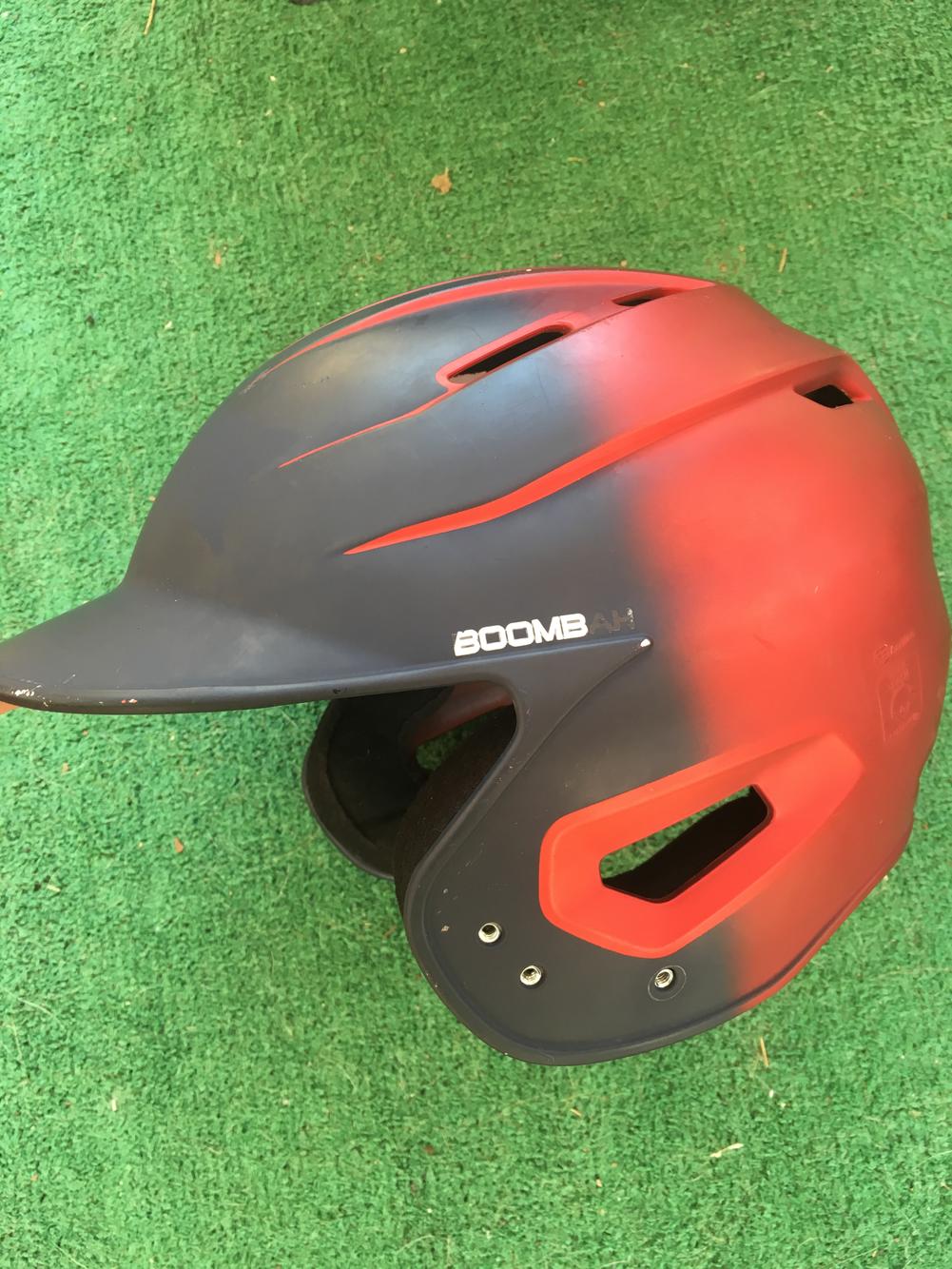 Navy/Red Used 7 Boombah BBH2SP-JR Batting Helmet | SidelineSwap