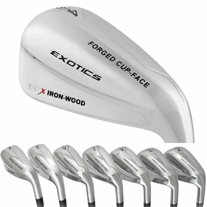 Tour Edge Exotics CBX Iron-Wood Hybrid Set 5-GW Senior Flex Recoil F2 ...