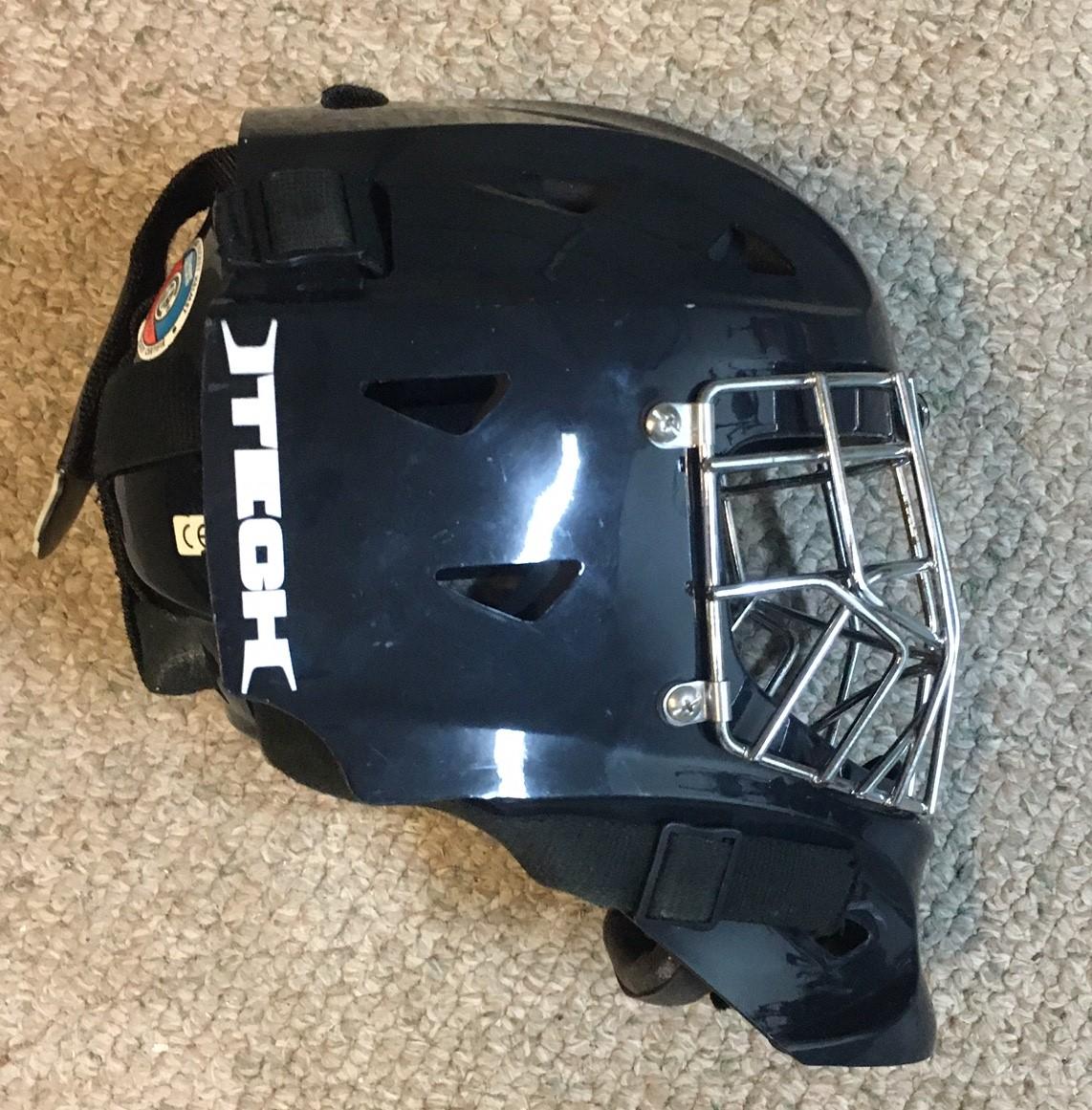 Black Junior Used Itech 1000 Goalie Mask | SidelineSwap