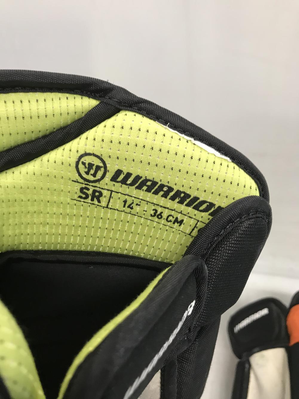 Warrior ALPHA QX Pro Stock Hockey Gloves 14" Black Orange 8150 ...