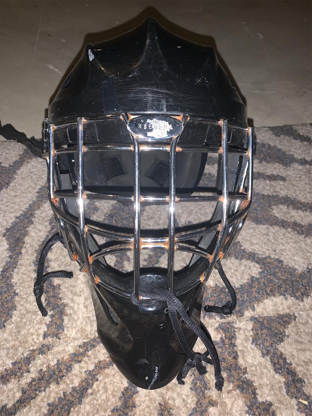 Black Used Itech Goalie Mask | SidelineSwap