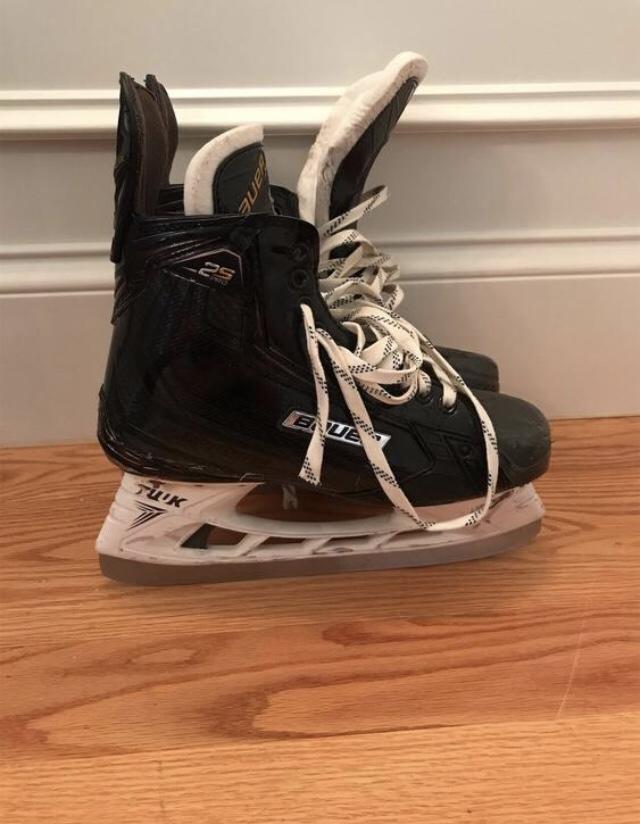 Bauer 2S Pro Skates (with custom traditional eyelets) | SidelineSwap