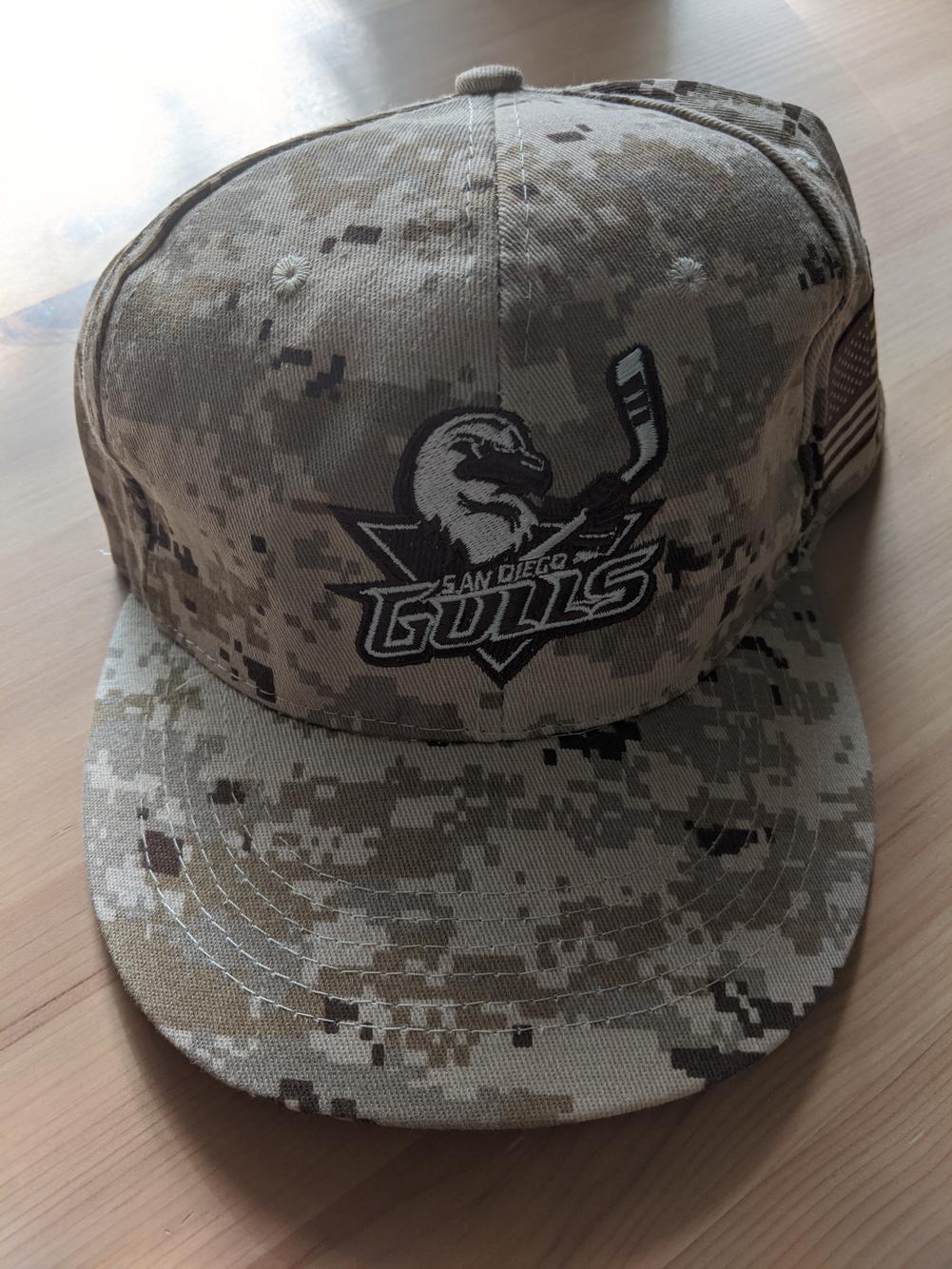 San Diego Gulls AHL - 2018 Military Appreciation Camo hat | SidelineSwap