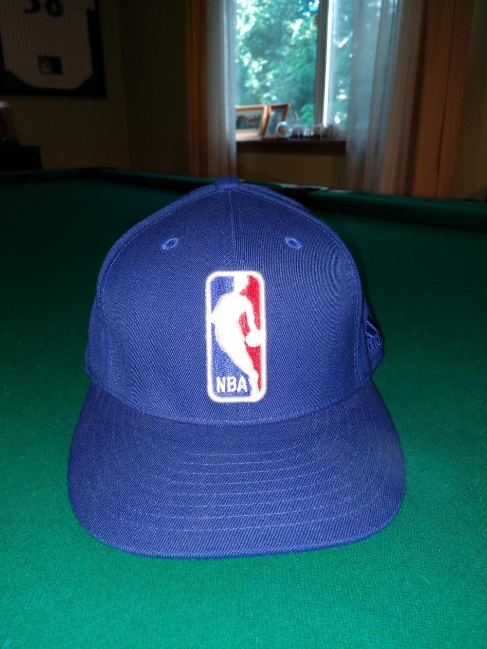 Blue Adidas NBA logo hat | SidelineSwap