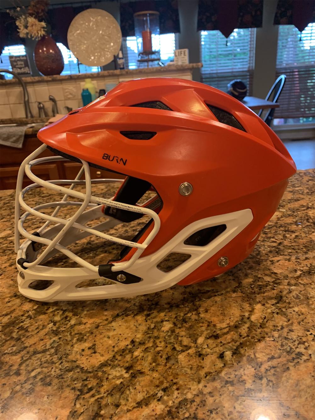 Orange Adult Player's Warrior Burn Helmet | SidelineSwap