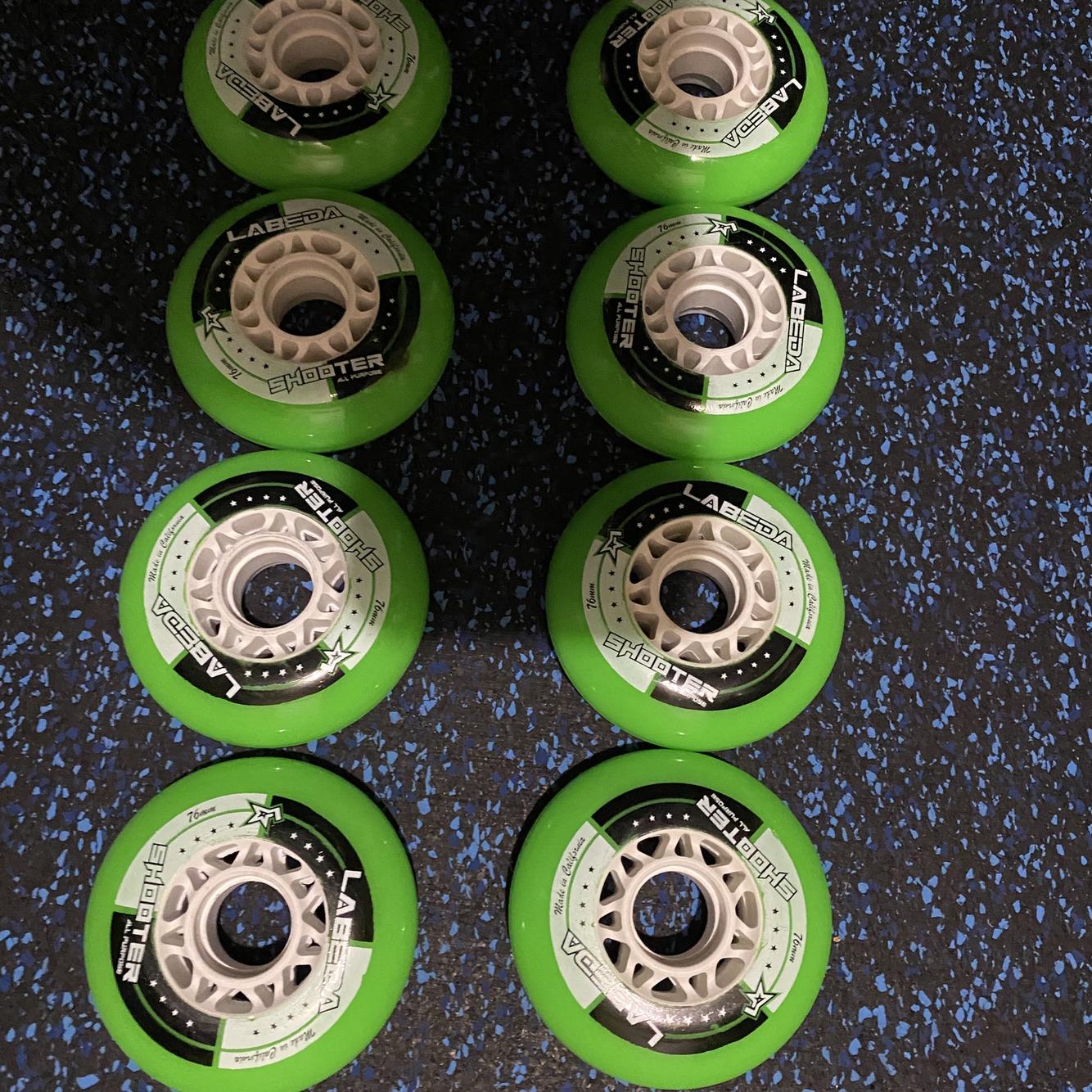 New 76 mm Set Of LABEDA Shooter All Purpose Wheels | SidelineSwap
