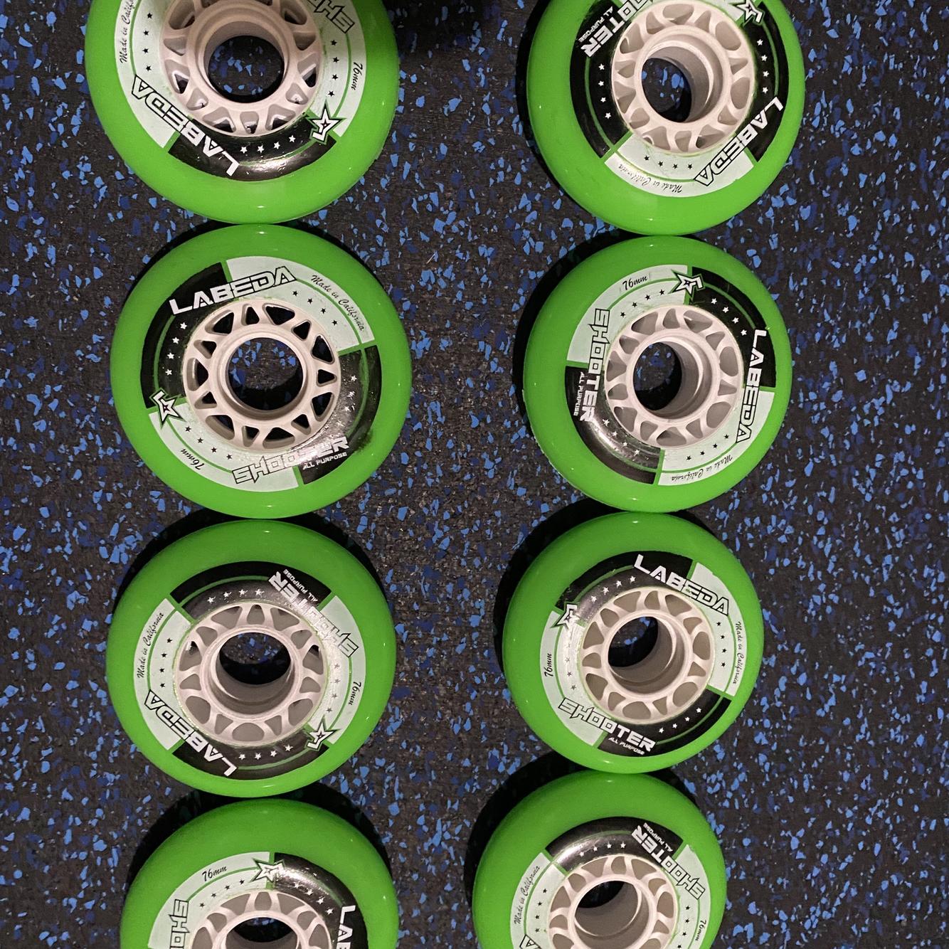 New 76 mm Set Of LABEDA Shooter All Purpose Wheels | SidelineSwap