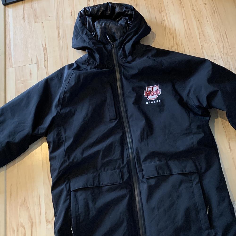 UMass Hockey Black Adult Large StormTech Winter Jacket | SidelineSwap