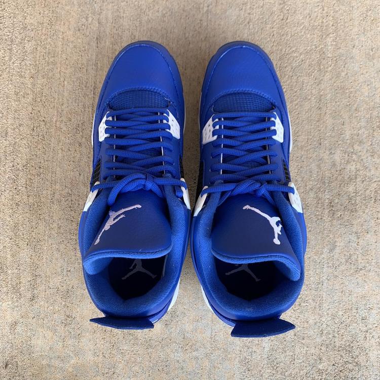 Jordan 4 Retro MCS 'Royal Blue' Cleats sz 10 | SidelineSwap