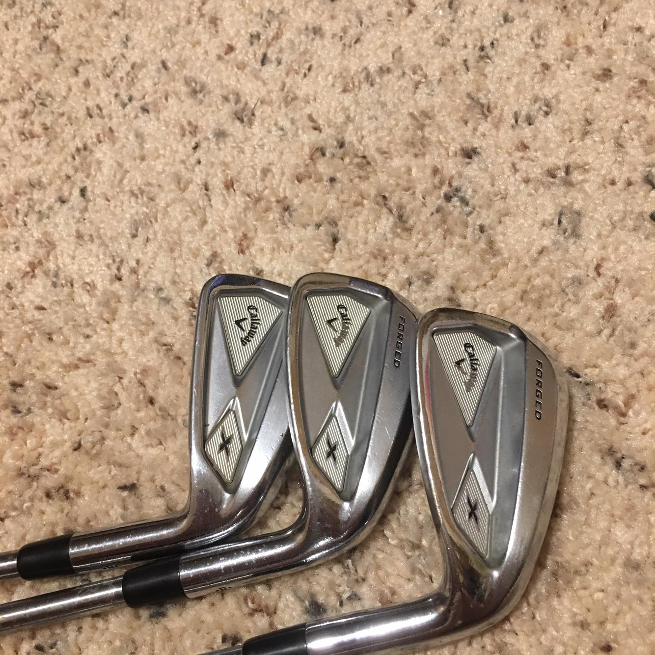 Men's Right Handed X Forged Stiff Flex Graphite Shaft Iron Set ...