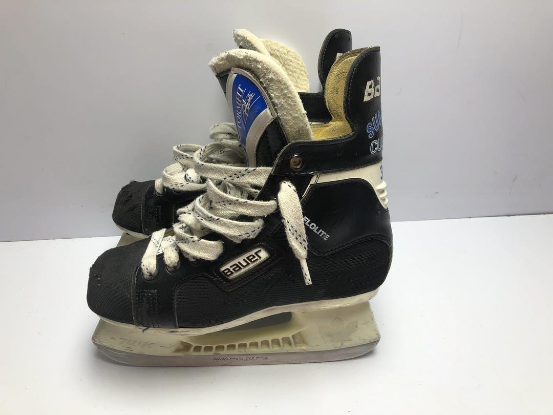 Used Bauer Supreme Custom 3000 Junior 03.5 Ice Skates Ice Hockey Skates ...