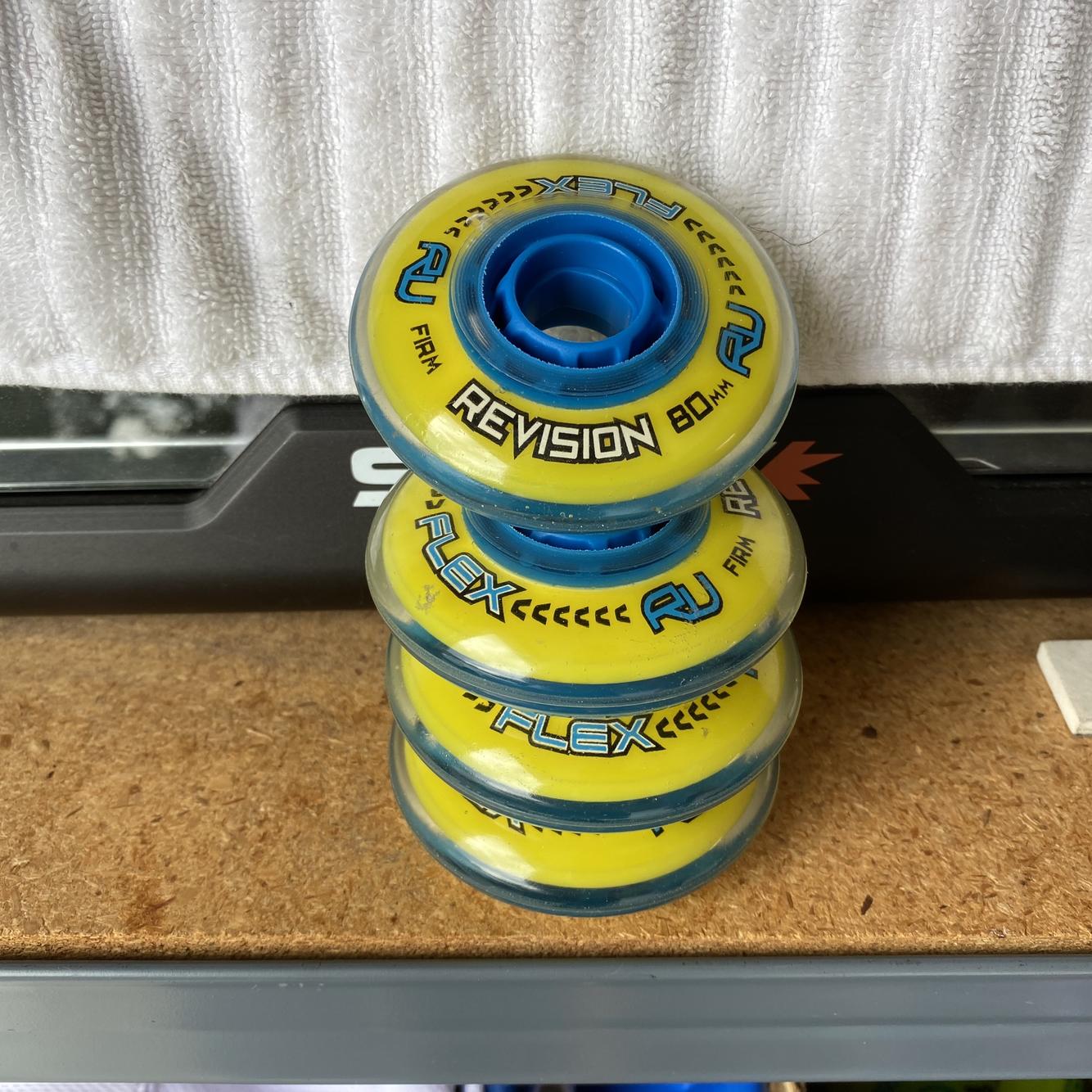 Revision Flex Indoor Roller Hockey Wheels 80MM 4 Pack | SidelineSwap