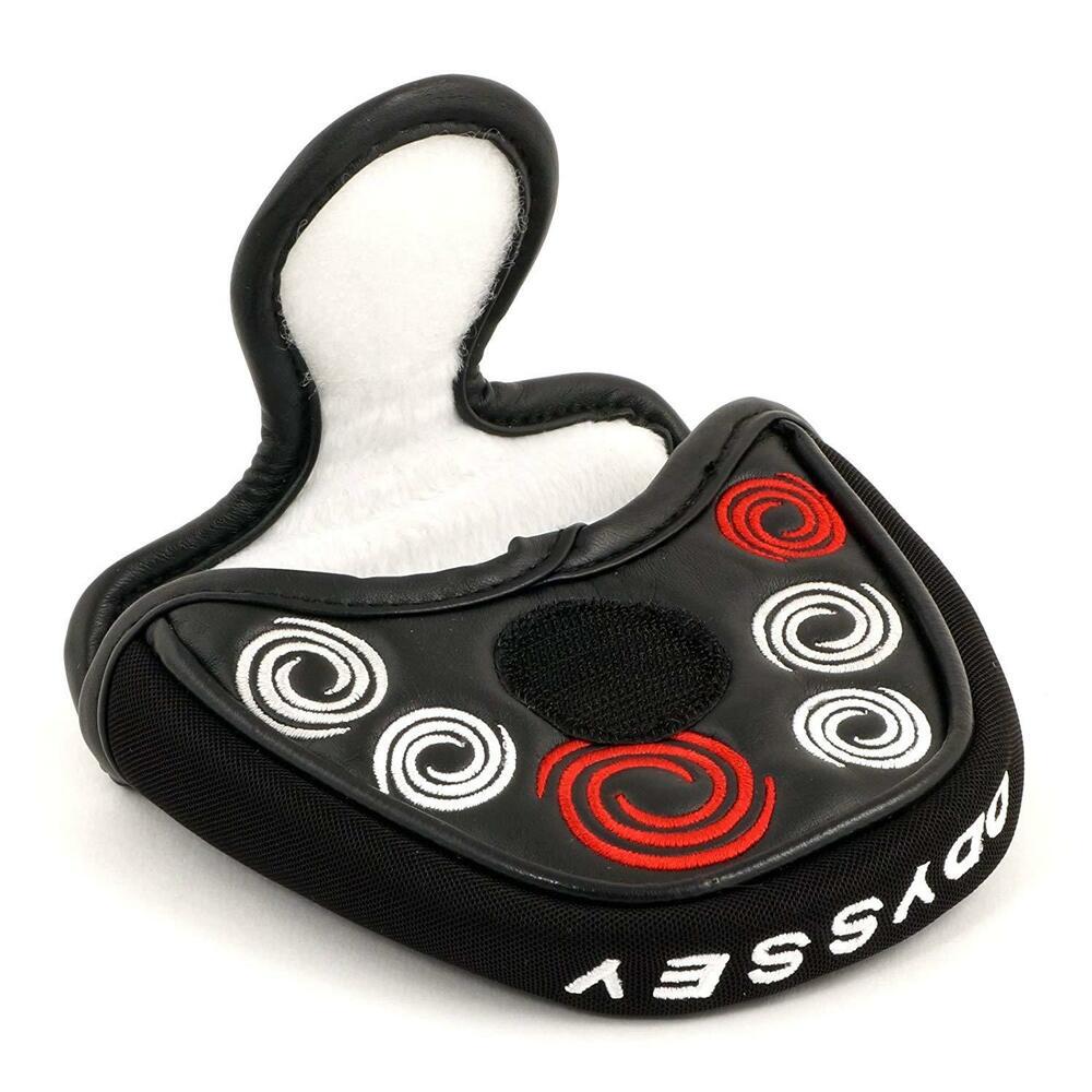 Odyssey Black Swirl 2-Ball Style Mallet Putter Head Cover Headcover NEW ...