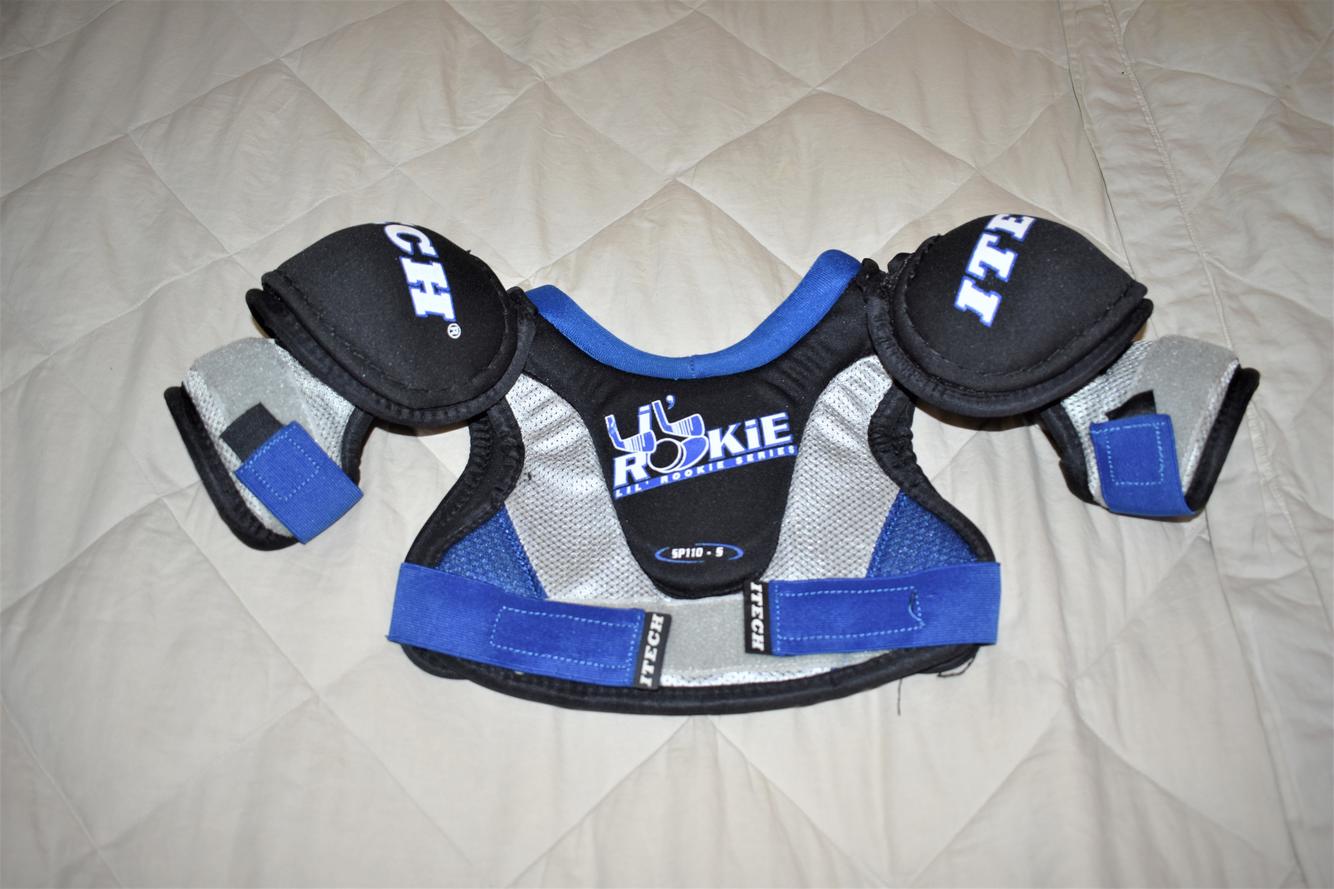Itech Lil' Rookie SP110 Hockey Shoulder Pads, Youth Small | SidelineSwap