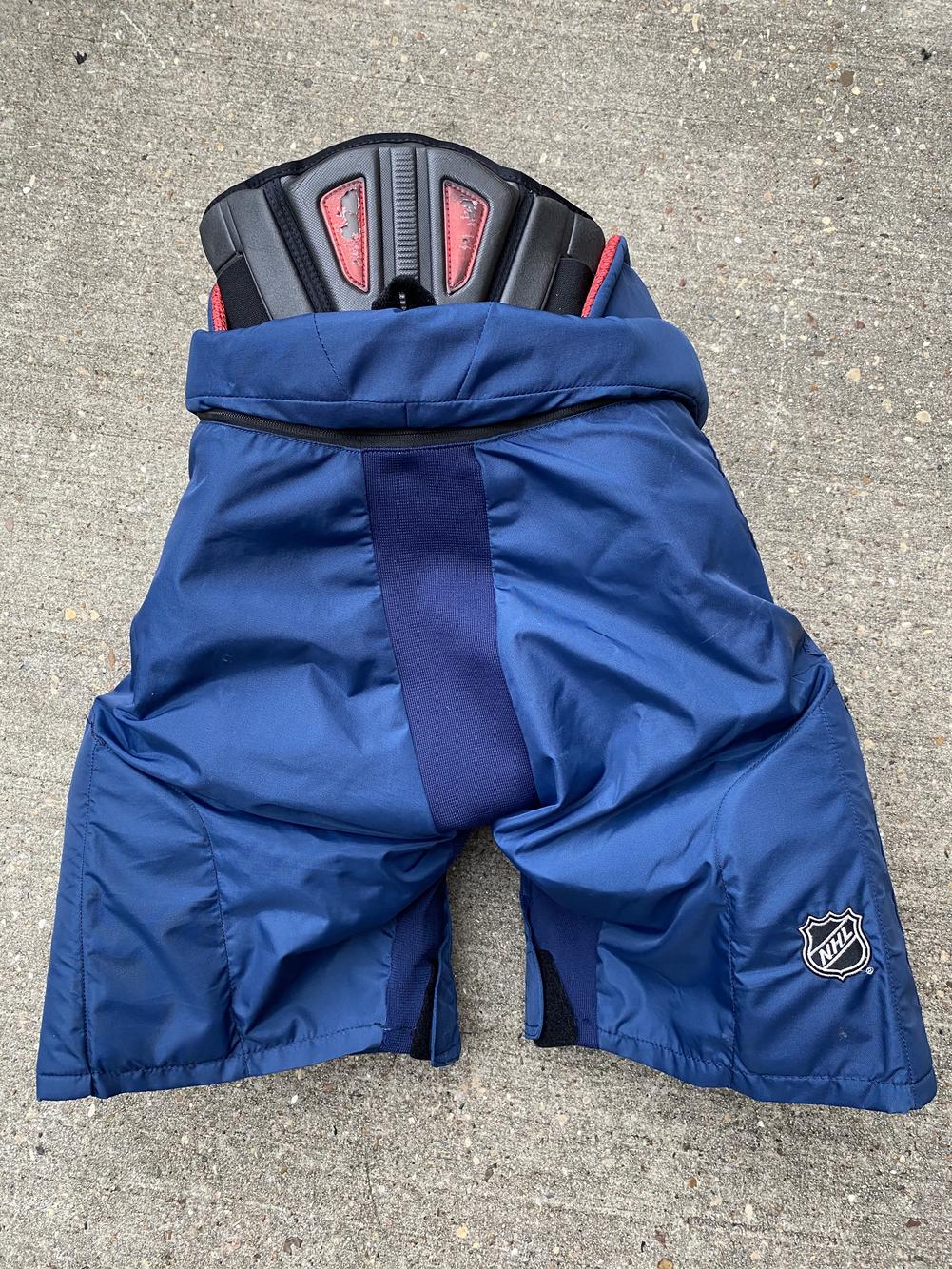 CCM HP45 Pro Stock Hockey Pants Large +1" Navy Blue 8199 | SidelineSwap