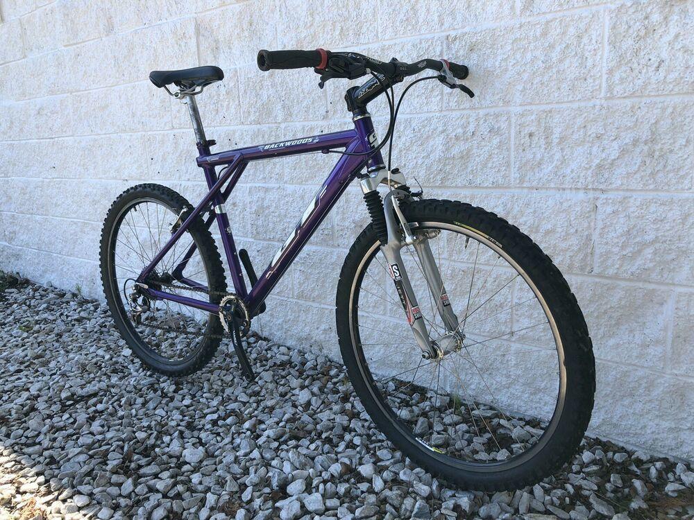 GT Backwoods Hardtail Mountain Bike 18" Rock Shox | SidelineSwap