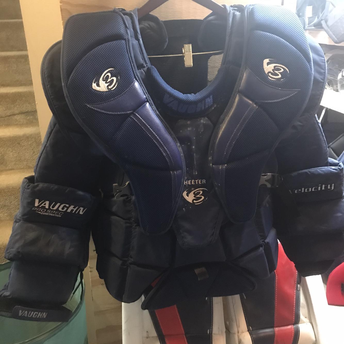 Senior XL Vaughn V3 Pro Stock Goalie Chest Protector | SidelineSwap