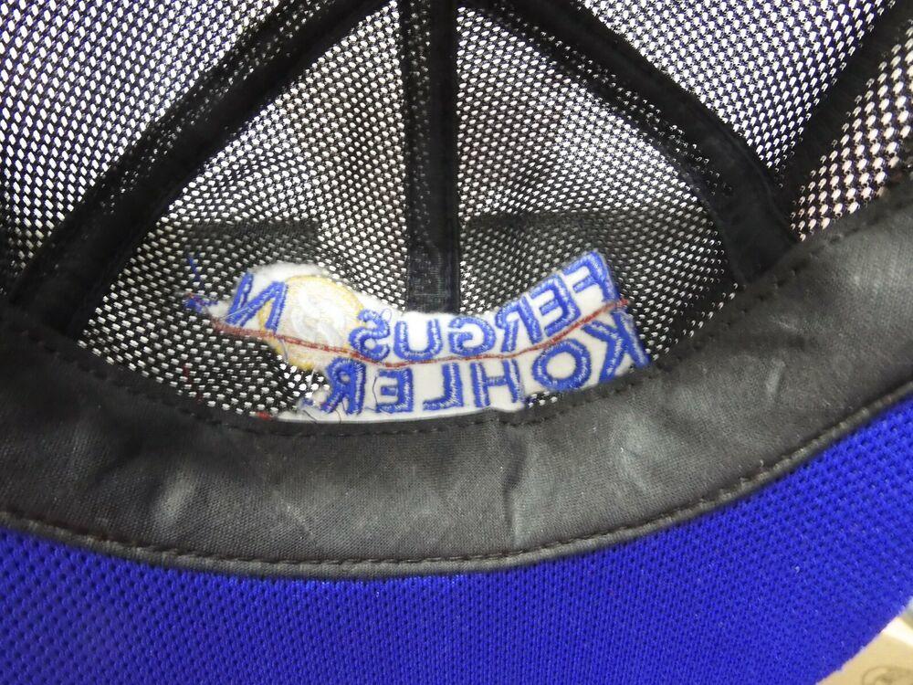 Vintage Ferguson Kohler Racing Mesh Strapback Hat | SidelineSwap